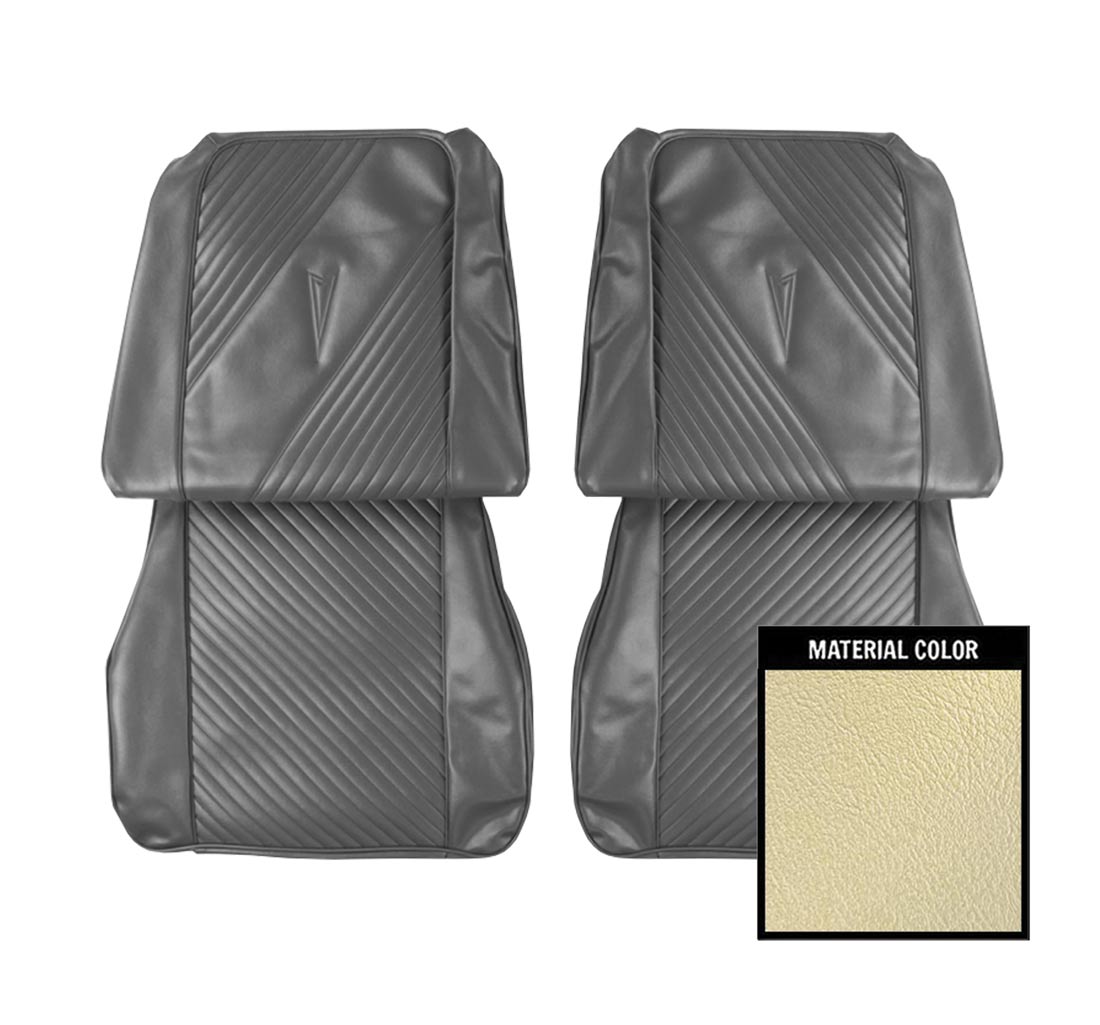 1965 COMPLETE SEAT UPHOLSTERY KIT, COUPE PARCHMENT (239G)