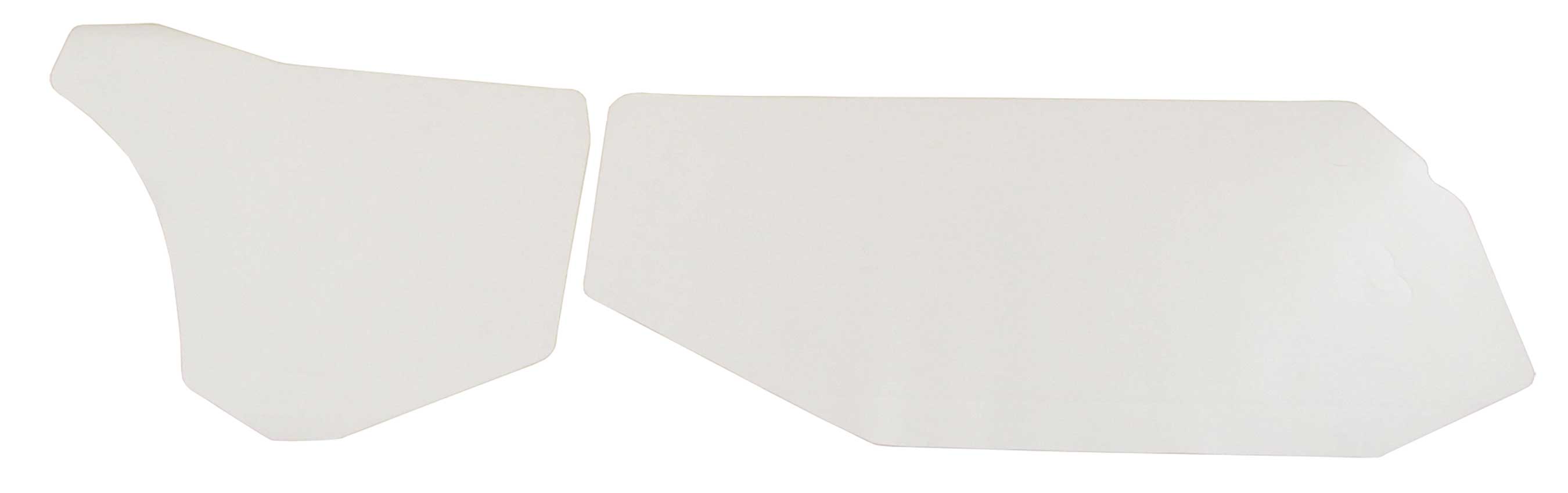 1968-72 DOOR AND QUARTER PANEL WATER SHIELDS, PLASTIC, 4 PIECE SET ...