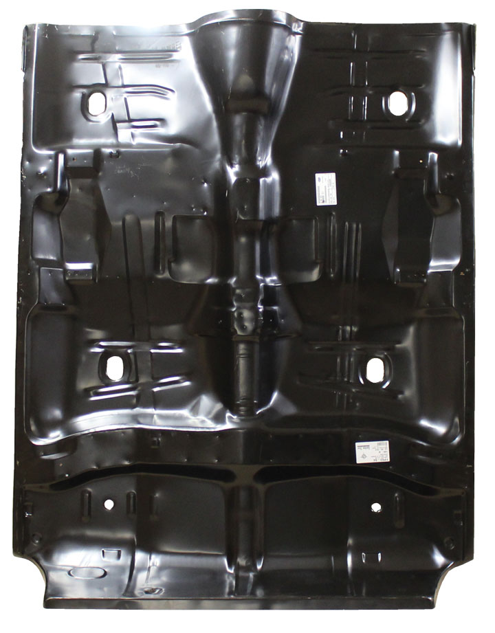 64-67 COMPLETE ONE PIECE FLOOR PAN WITH BRACES (RE)