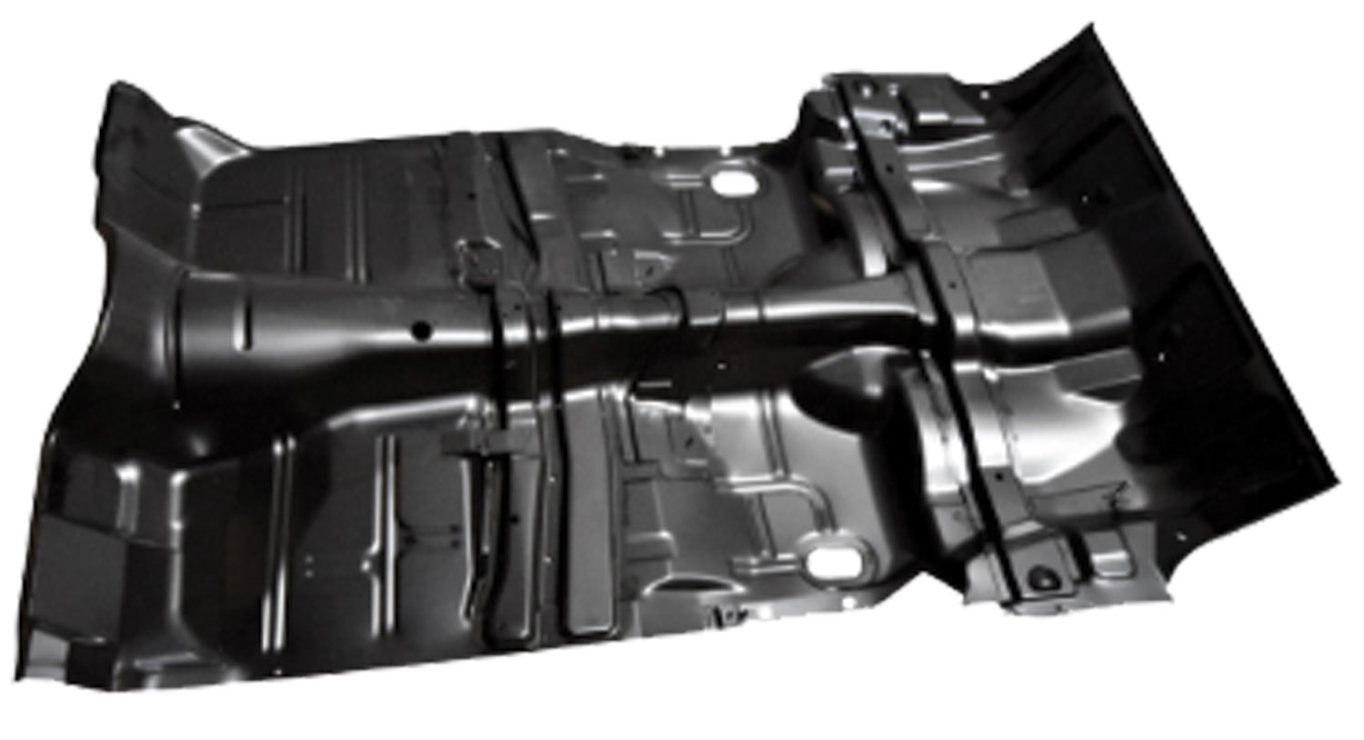 73-77 ONE PIECE FULL FLOOR PAN W/BRACES (A-BODY) (RE)