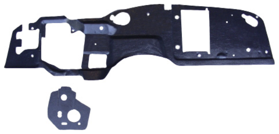 1969-1972 MOLDED FIREWALL PAD WITH AC GRAND PRIX
