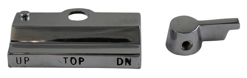 1966-1967 CONVERTIBLE TOP SWITCH BEZEL WITH HANDLE (RE)