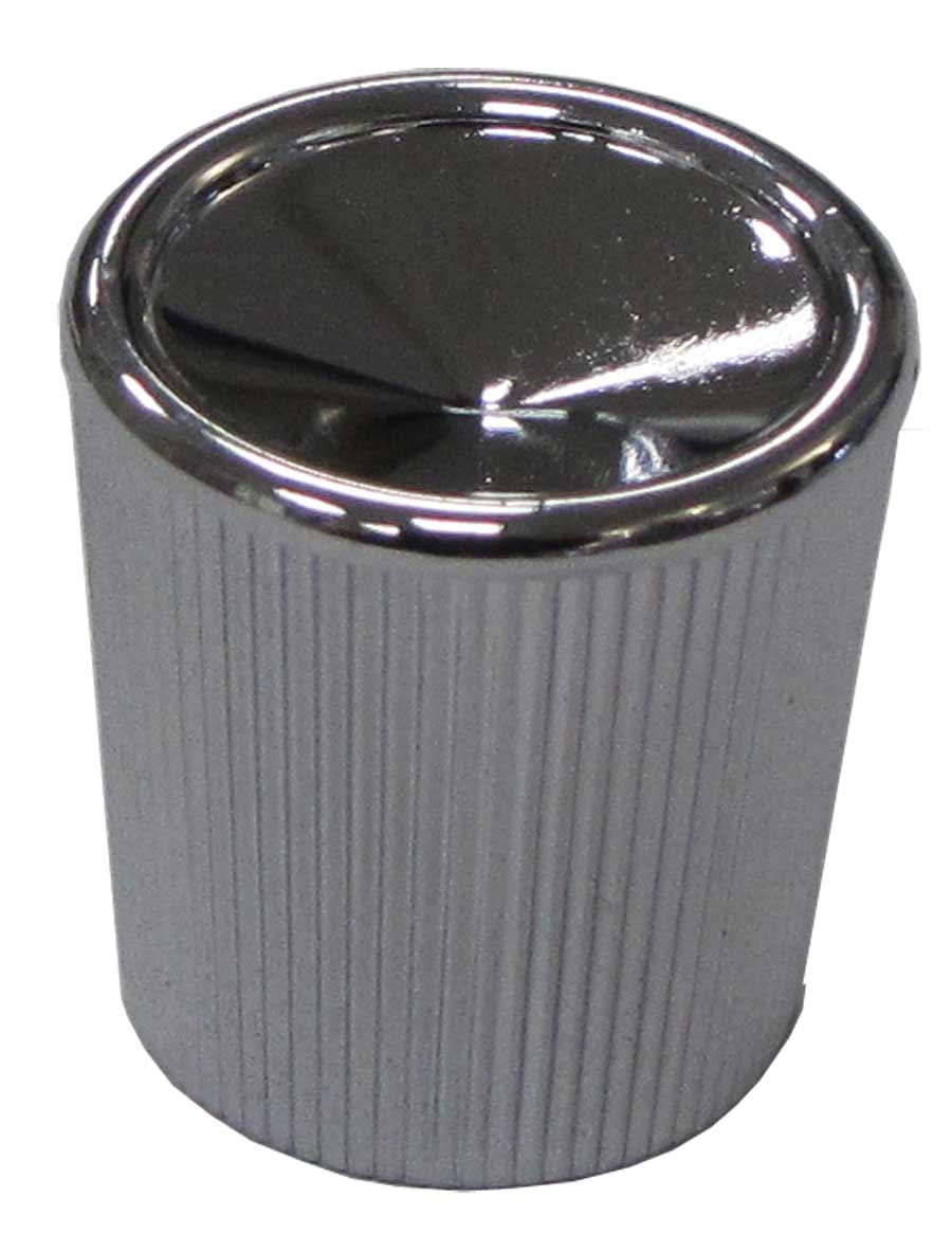 65 DIECAST CHROME DASH KNOB, EA (RE)