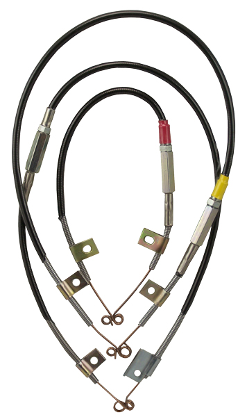 64-65 CLIMATE CONTROL CABLE SET EXC A/C (RE)