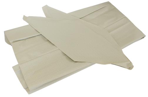 1966-1967 PERFORATED PATTERN HEADLINER, HARDTOP (2ND DESIGN) - WHITE (RE)