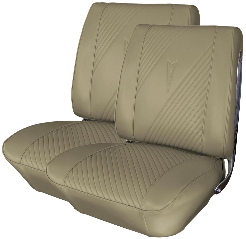 1965 BUCKET SEAT UPHOLSTERY, HARDTOP, SEDAN OR CONVERTIBLE, PAIR, GOLD ...