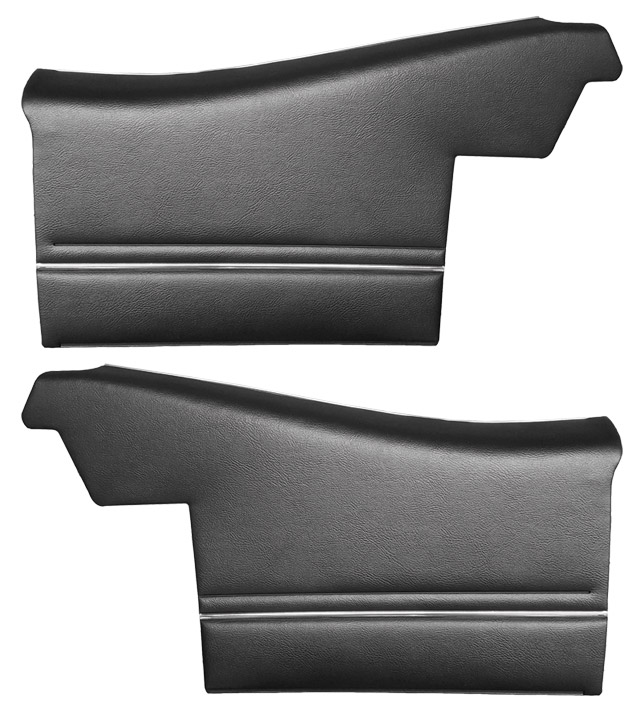 1969 PRE-ASSEMBLED CONVERTIBLE INSIDE REAR QUARTER TRIM PANELS, PR ...