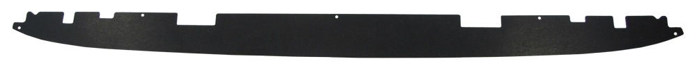 69 RADIATOR SUPPORT AIR BAFFLE WITH HARDWARE, ALL V8 W AC OR RA.