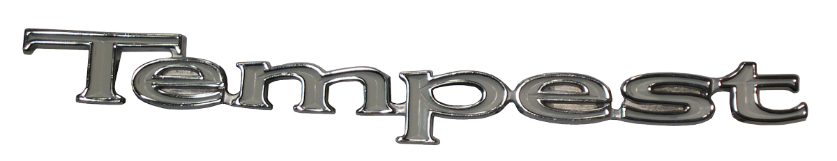 1967-69 TEMPEST FRONT FENDER EMBLEM (RE)
