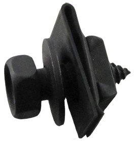 1965-67 CORRECT FENDER BRACE TO INNER FENDER NUT & SCREW(RE)