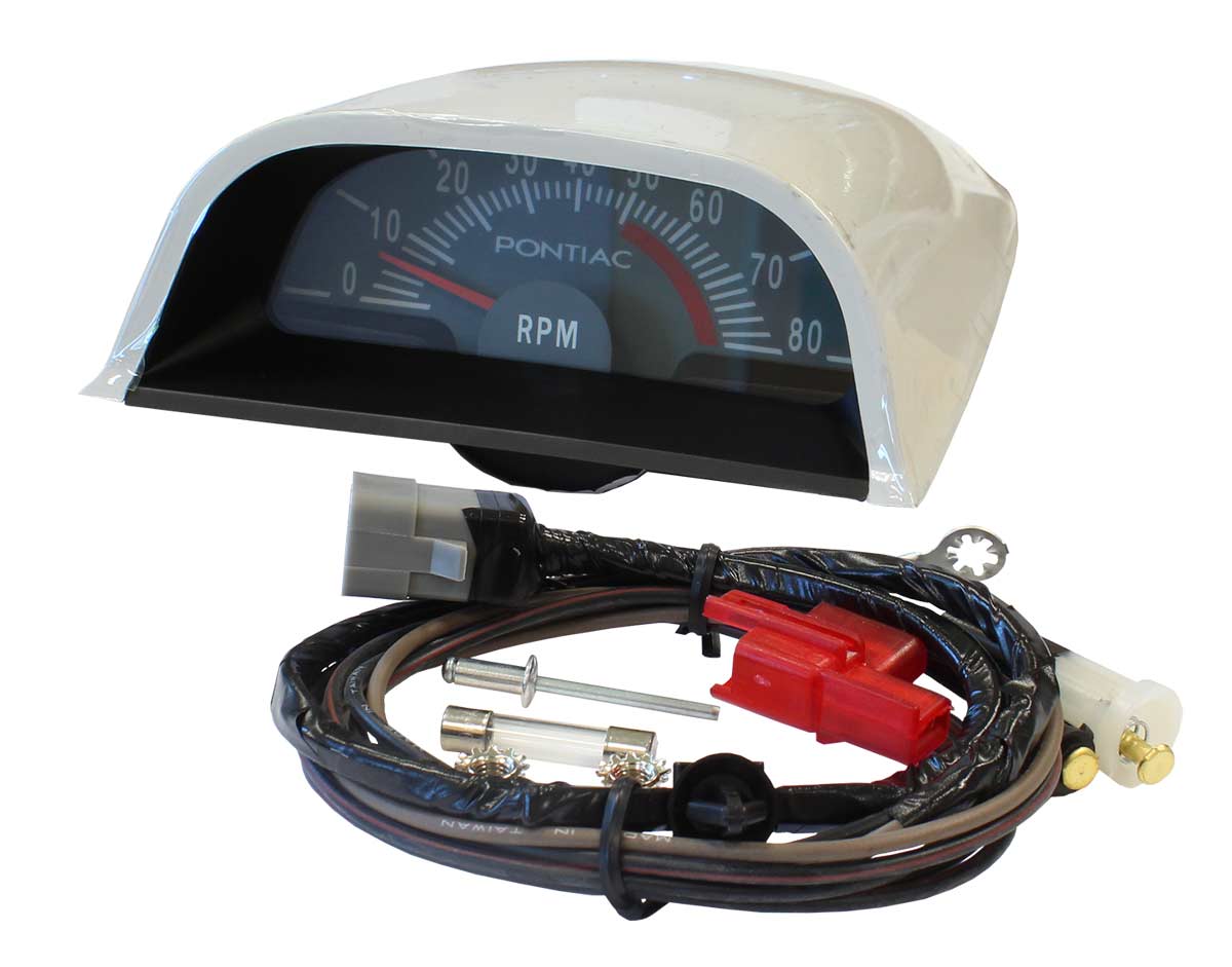 1968-EARLY 1969 HOOD TACH 5200 REDLINE (RE)