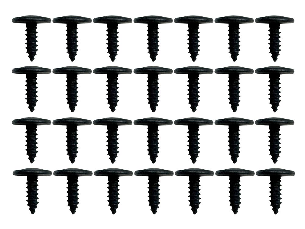 64-72 ROOFRAIL WEATHERSTRIP CHANNEL SCREW SET, 28 PC(RE)