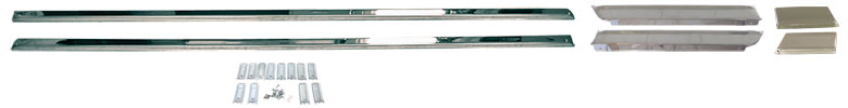 1966 GTO DELUXE ROCKER PANEL MOLDING KIT (RE)