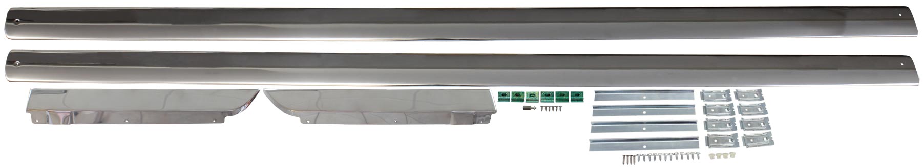 1968-69 DELUXE ROCKER PANEL MOLDING KIT (RE)
