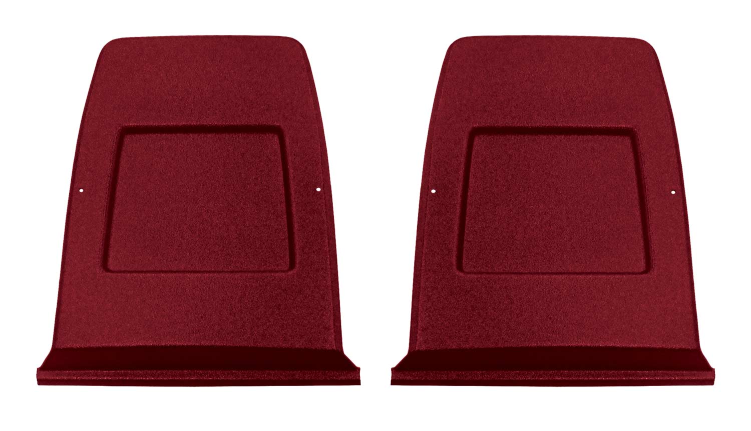 1971-1977 FIREBIRD MOLDED SEAT BACK PANELS, STANDARD INTERIOR,RED, PAIR ...