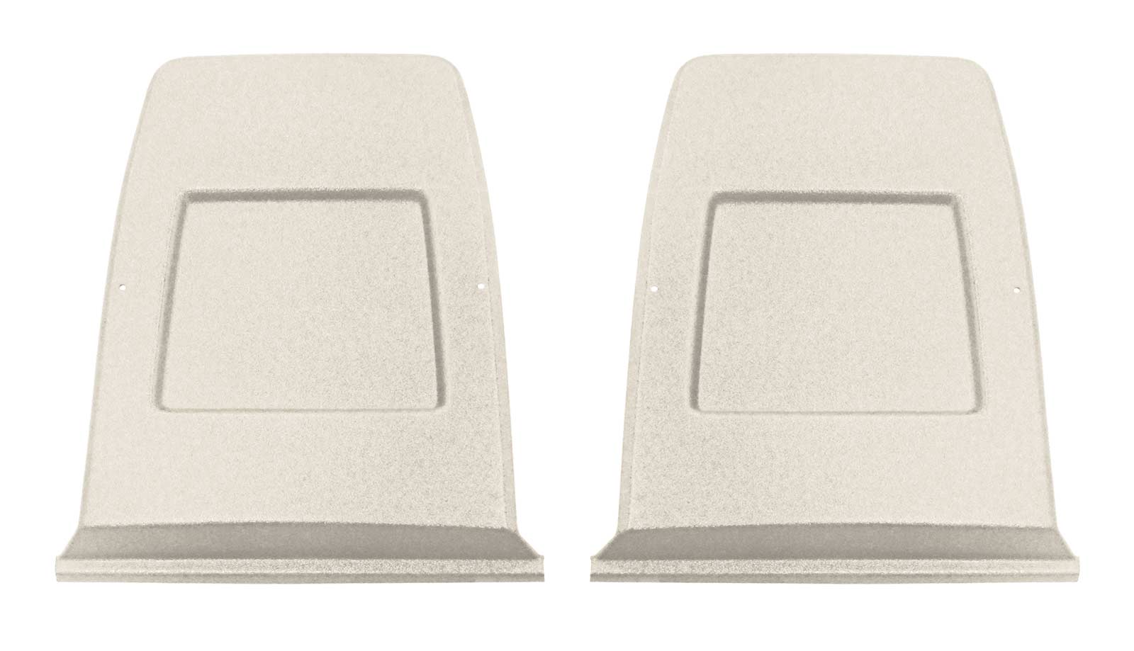1971-1977 FIREBIRD MOLDED SEAT BACK PANELS, STANDARD INTERIOR,WHITE ...