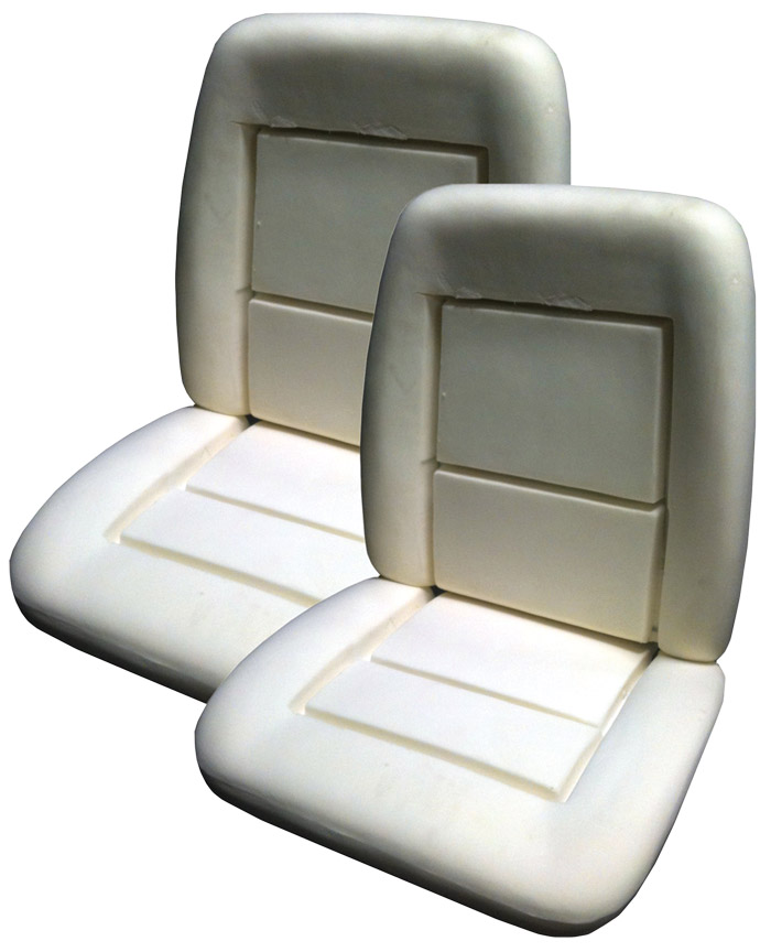 1970 SEAT PADDING, STANDARD INTERIOR, PAIR