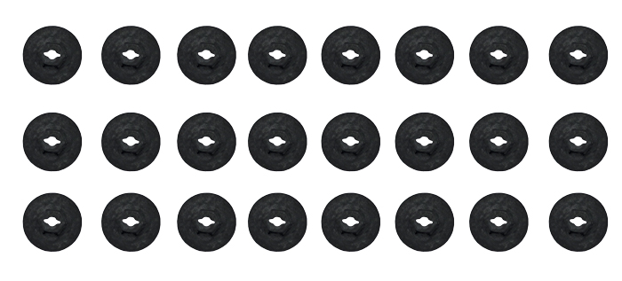 1970-71 PRE-ASM LOWER DOOR PANEL MOUNTING NUTS, 24PCS. PLEASE CLICK ON ...