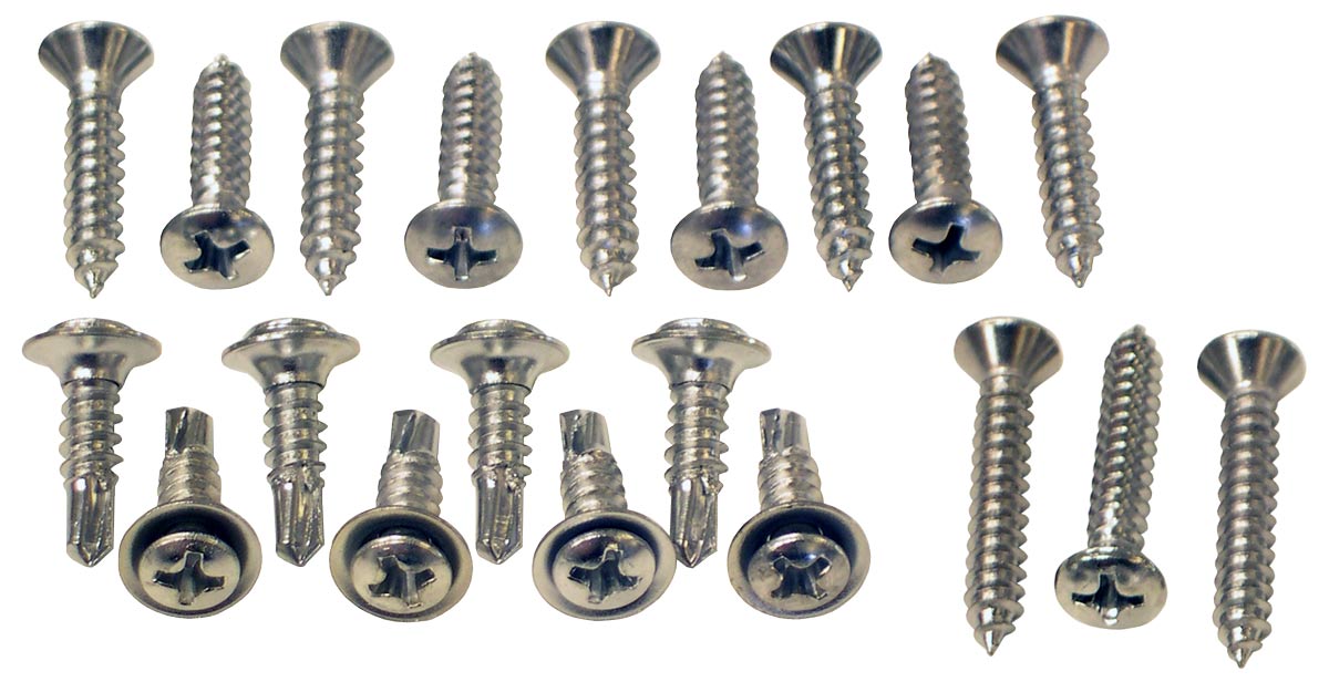 1970-72 DOOR PANEL TRIM SCREW SET