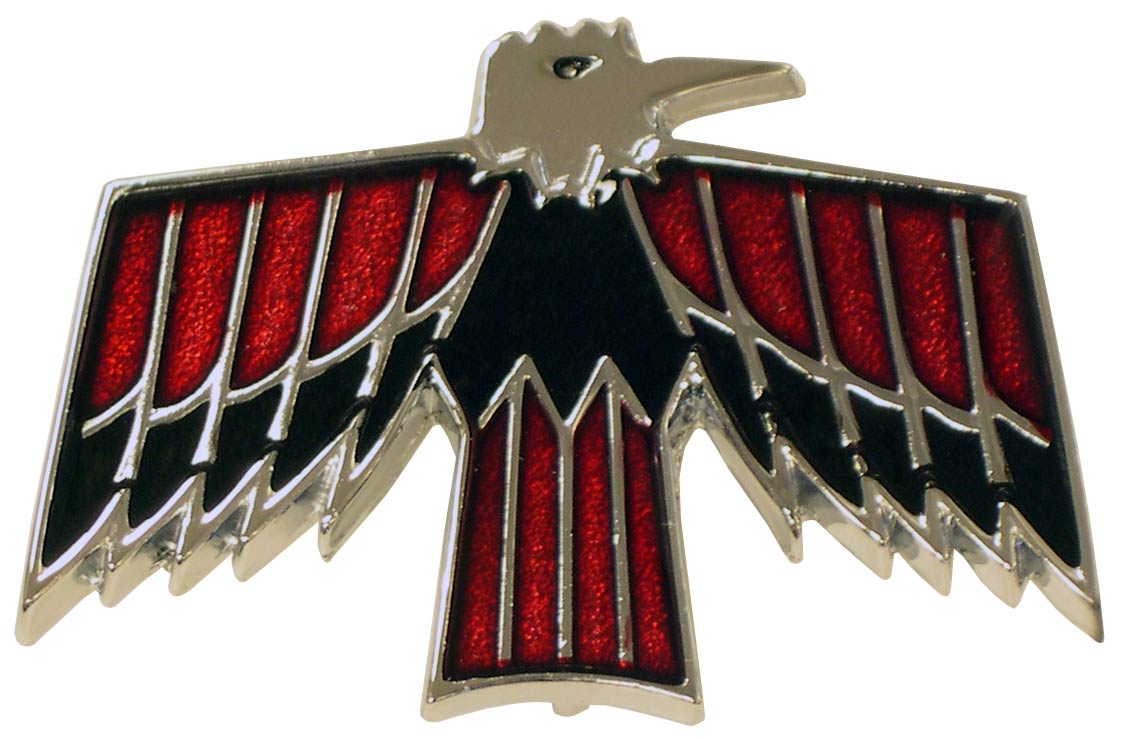 1968-69 FIREBIRD DOOR PANEL CREST EMBLEM, CUSTOM INTERIOR. EACH (RE)
