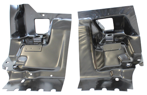 1970-73 FIREWALL BODY MOUNT BRACES, PAIR (RE)