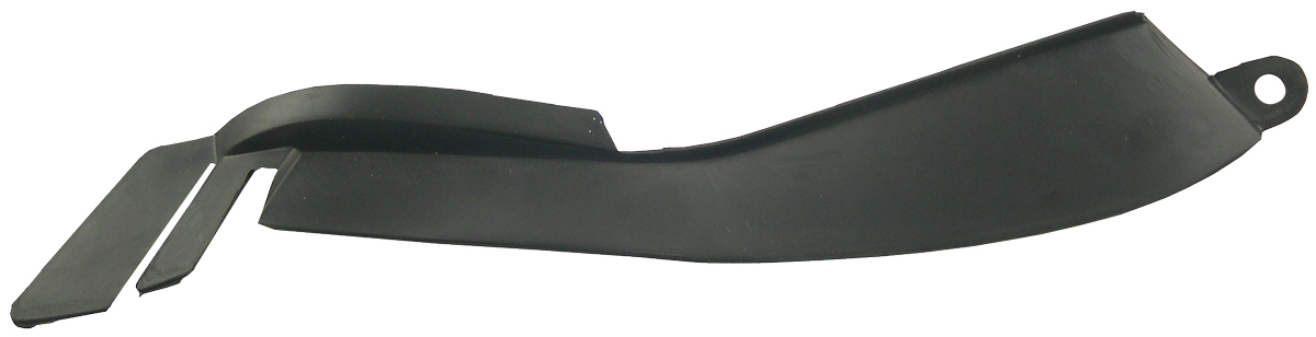 1971-81 OUTER LOWER CORNER FINISH MOLDING, BLACK, PLASTIC, LEFT HAND (GM)