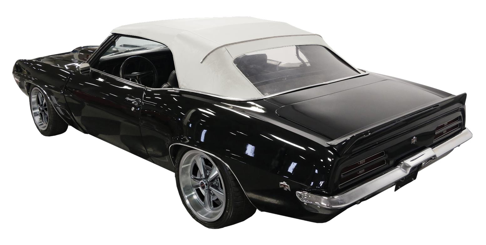 1967-69 PLASTIC CONVERTIBLE REAR WINDOW, BLACK