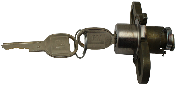 1970-1973 DECK LID LOCK ASSEMBLY WITH KEYS (RE)