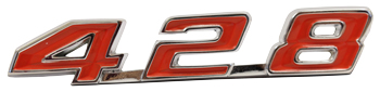 1967-69 428 TRUNK EMBLEM (RE)