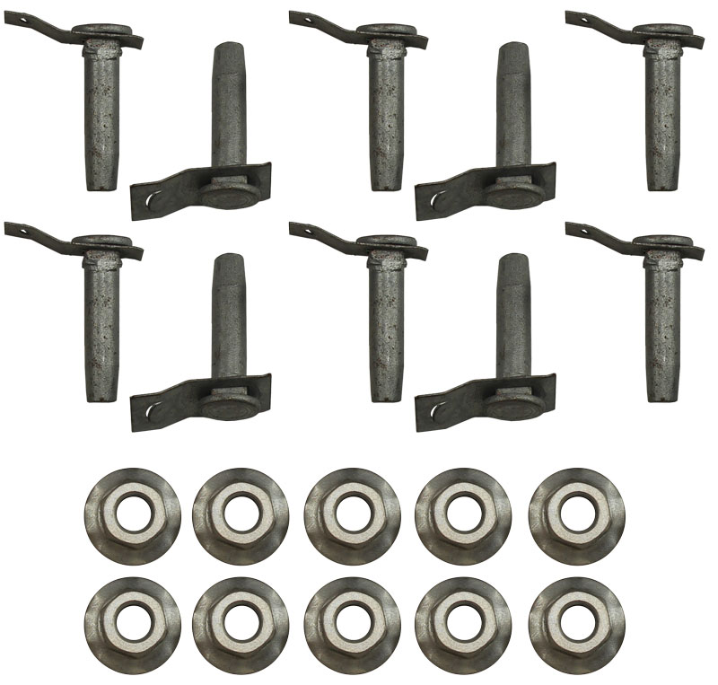 1969 CORRECT TAIL PANEL NUTS AND STUDS, 20 PC(RE)