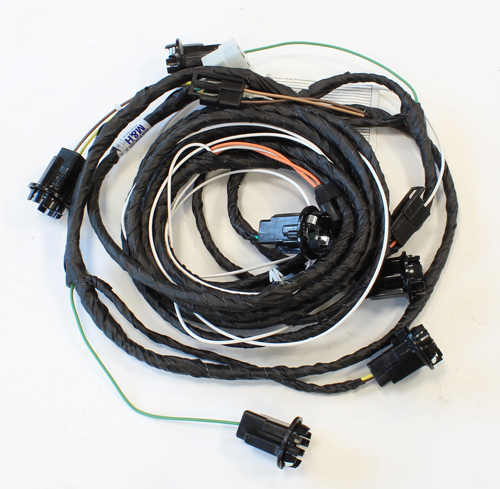 1967 REAR LAMP, (TAILLIGHT) HARNESS, COUPE