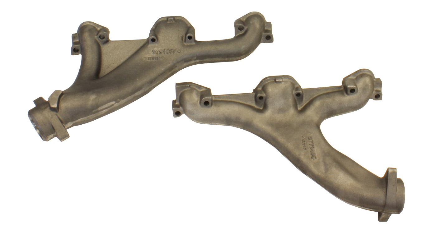 1967-69 2.5" ID D-PORT R/A LONGBRANCH EXHAUST MANIFOLDS (RE)