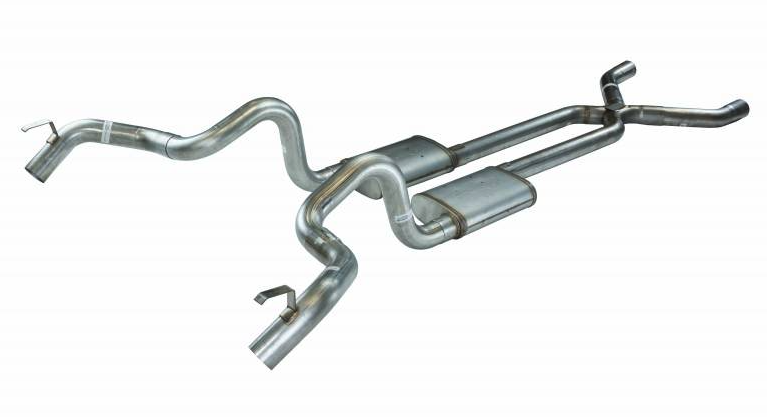 70-81 3" HEADER BACK"X"PIPE SYSTEM W/ RACE PRO MUFFLERS, ALL(AP)