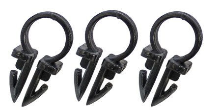 1977-81 WINDSHIELD WASHER HOSE RETAINERS, SET (RE)