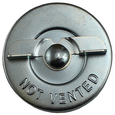 1970 CORRECT STYLE GAS CAP, W/ EARS (RE)