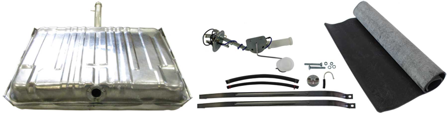 1965 GAS TANK KIT WITH 1/4" VAPOR LINE, 3/8", PLEASE CLICK ON DETAILS (RE)