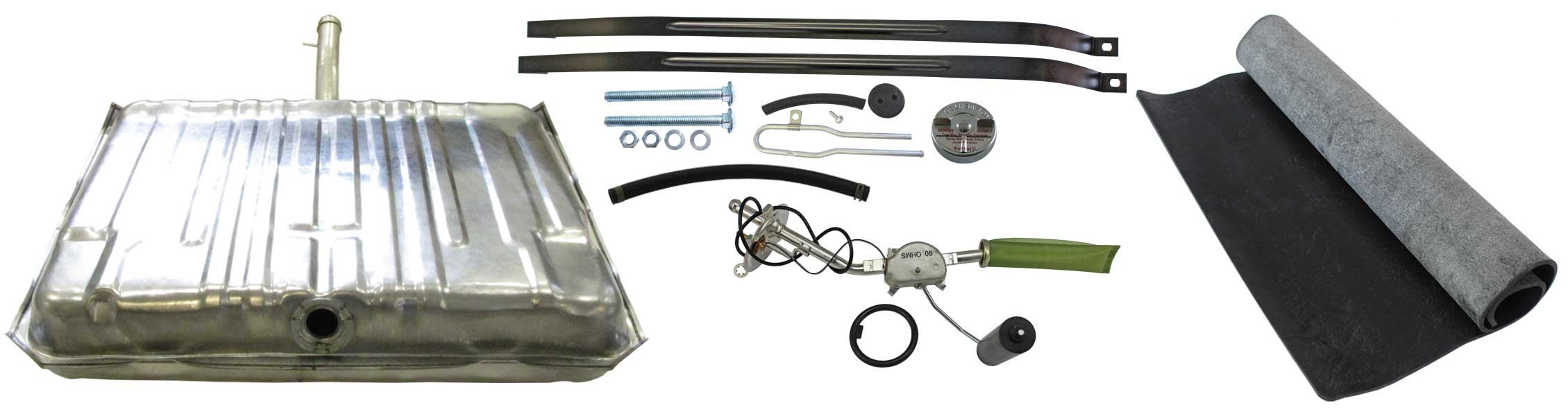 1966-67 GAS TANK KIT WITHOUT VAPOR RETURN, 3/8", PLEASE CLICK ON ...