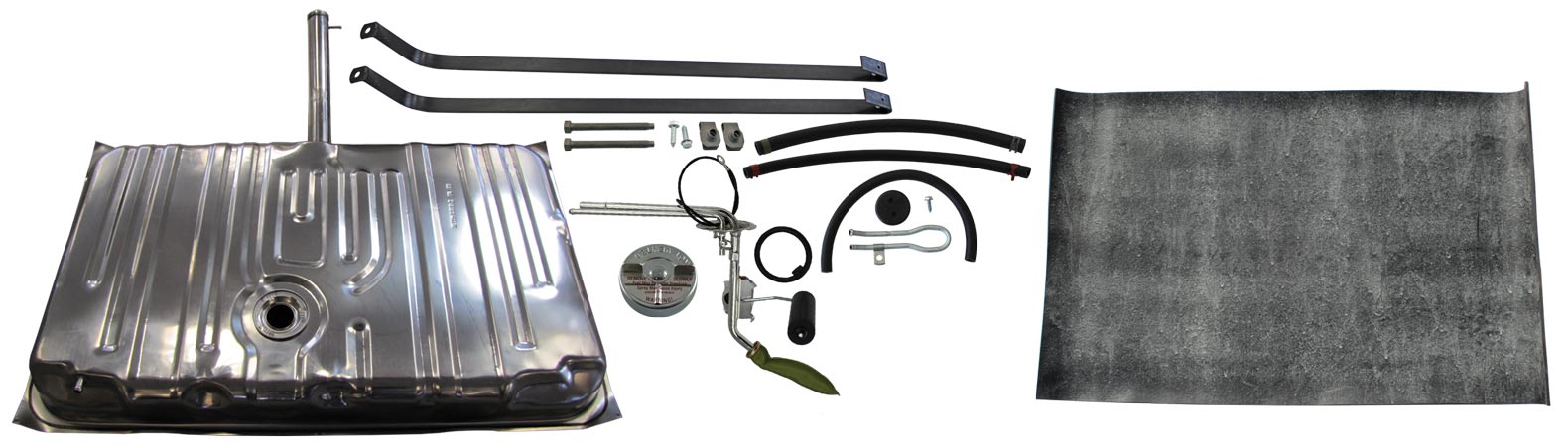 1969 GAS TANK KIT WITH 1/4" VAPOR LINE, 3/8", PLEASE CLICK ON DETAILS (RE)