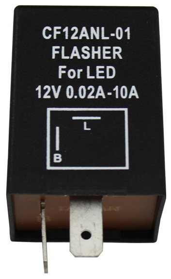 LED ELECTRONIC 2 SPADE FLASHER (AP)