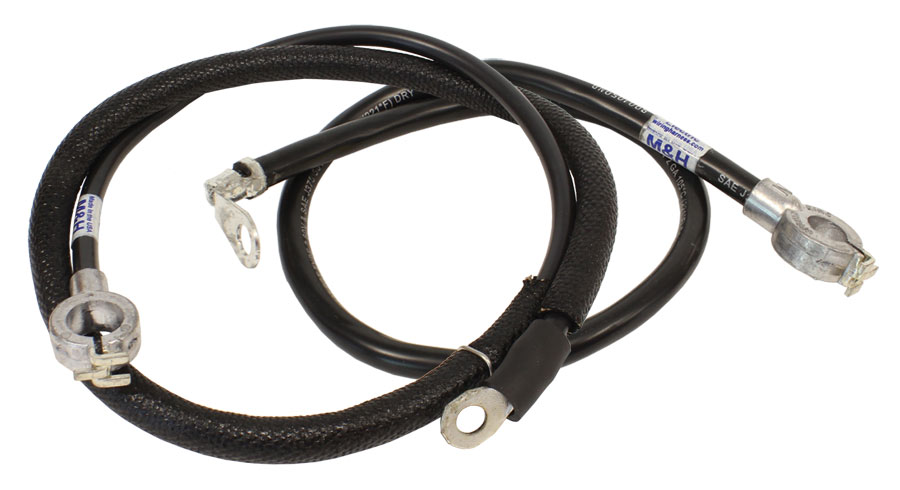 1970 RAM AIR SPRING RING BATTERY CABLES, SET (RE)