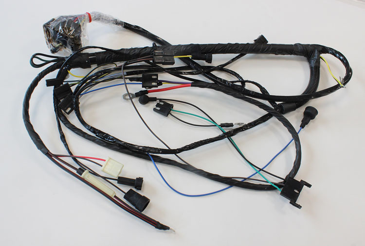 1972 ENGINE HARNESS, W/AC, W/O GAUGES, W/O UNITIZED DISTRIBUTOR, A-BODY