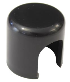 1967-75 BLACK PLASTIC ALTERNATOR CAP (RE)