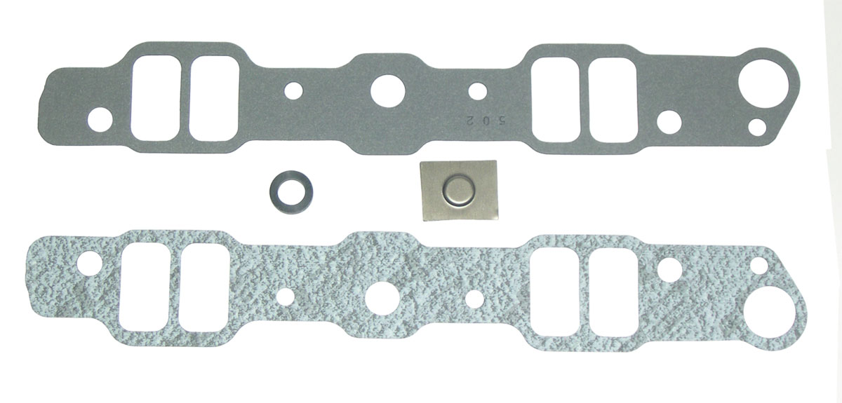 1967-79 INT MANIFOLD GASKETS W/ X-OVER BLOCK OFF, PR(RP)