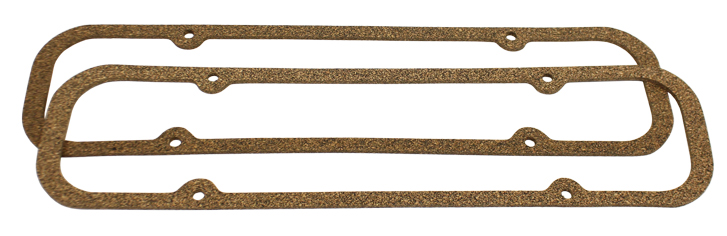 1967-81 3/16" CORK COMPOSITE VALVE COVER GASKETS, PAIR (RE)