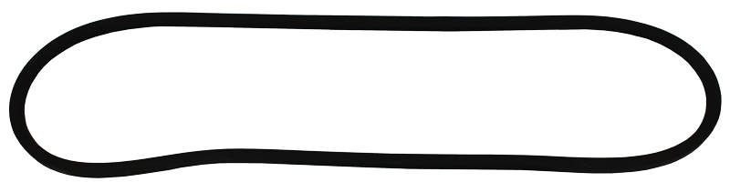 70 PS BELT, ALL V8 W/PS W/O AC, 3Q69 (RE)
