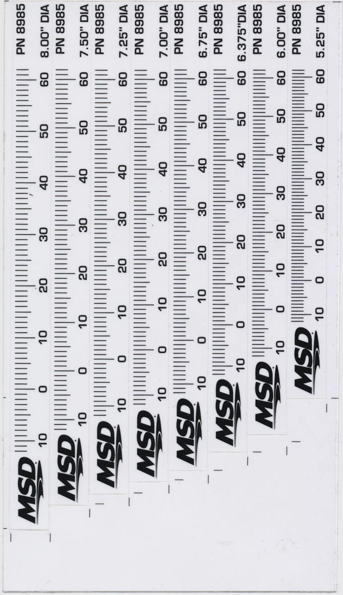 326-455 TIMING TAPE SET (AP)