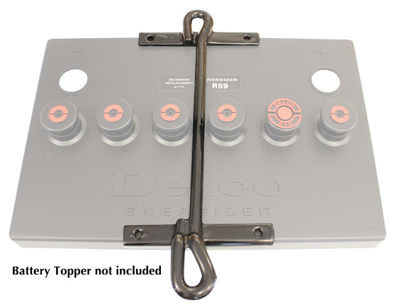 1964-EARLY 1967 BATTERY TOPPER HOLD DOWN CLAMP (APE)