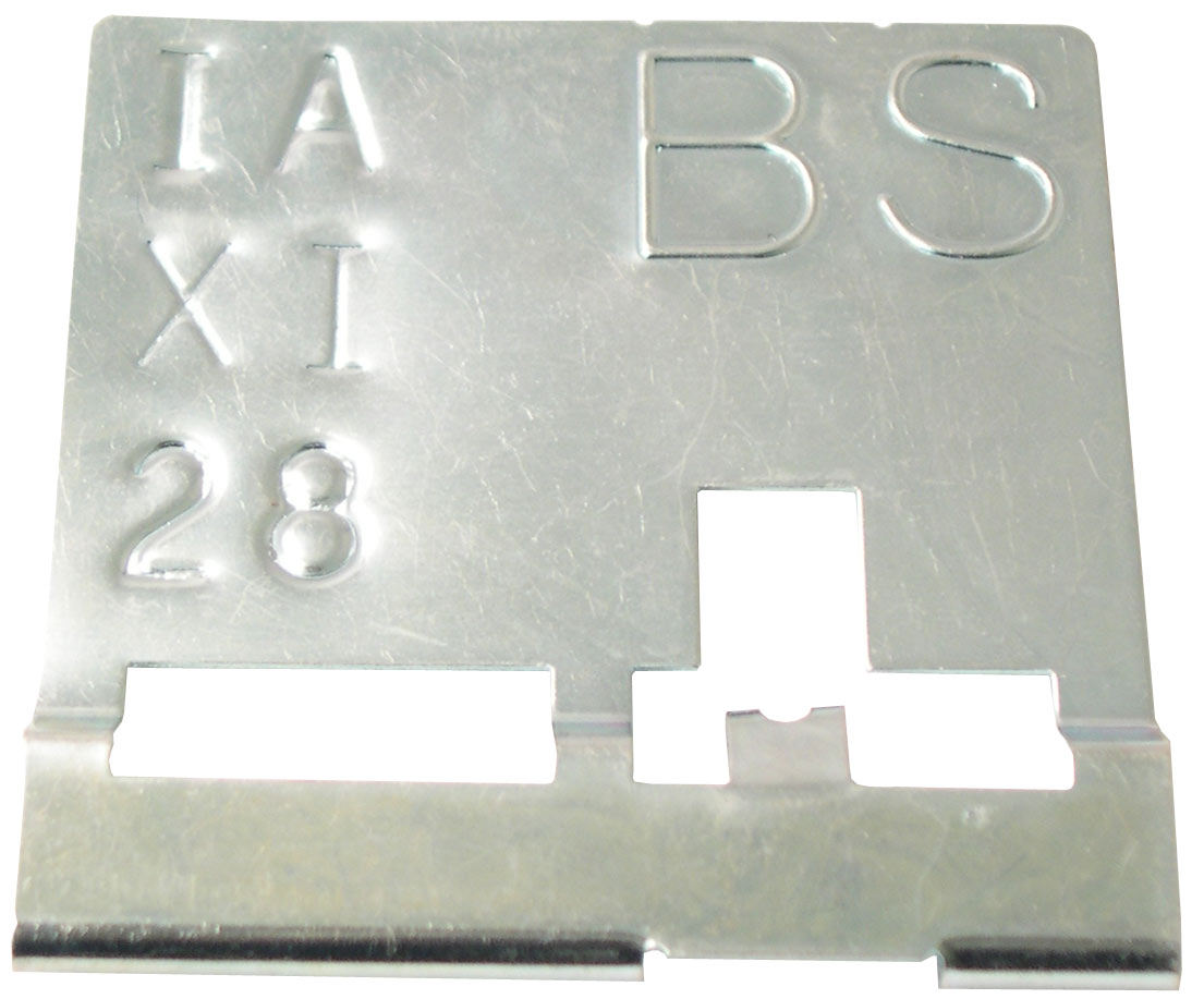69-71 RADIATOR TAG"BS"CODE(RE)