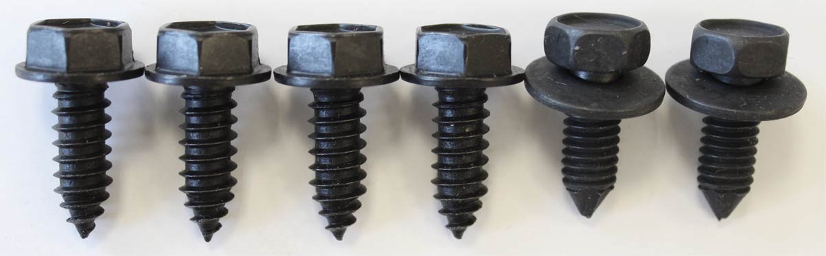 65-67 RADIATOR SUPPORT BRACKET BOLT KIT, ALL V8 (RE)