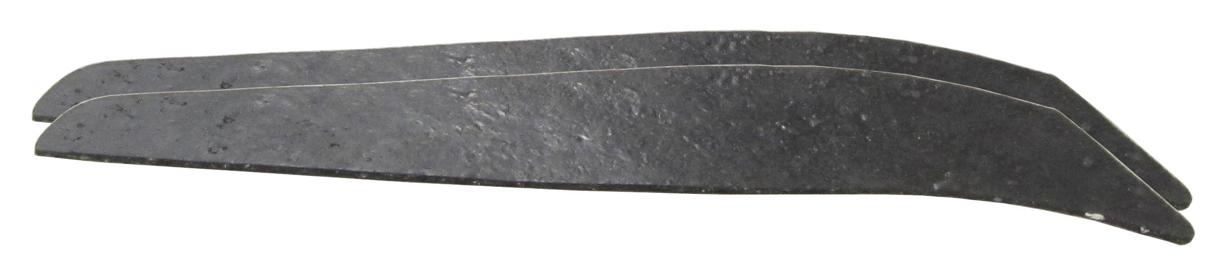 1964-67 INNER FENDER SPLASH SEALS WITH STAPLES, PAIR (APE)